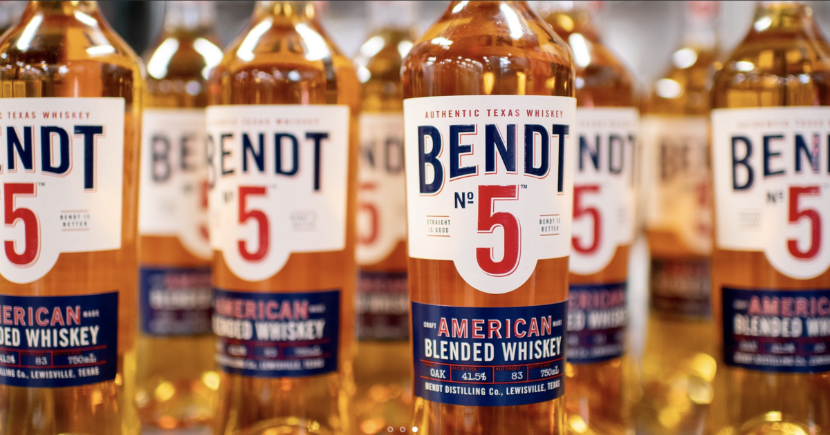 BENDT Distilling Launches Whiskey Blended from Five Texas Small Batch ...