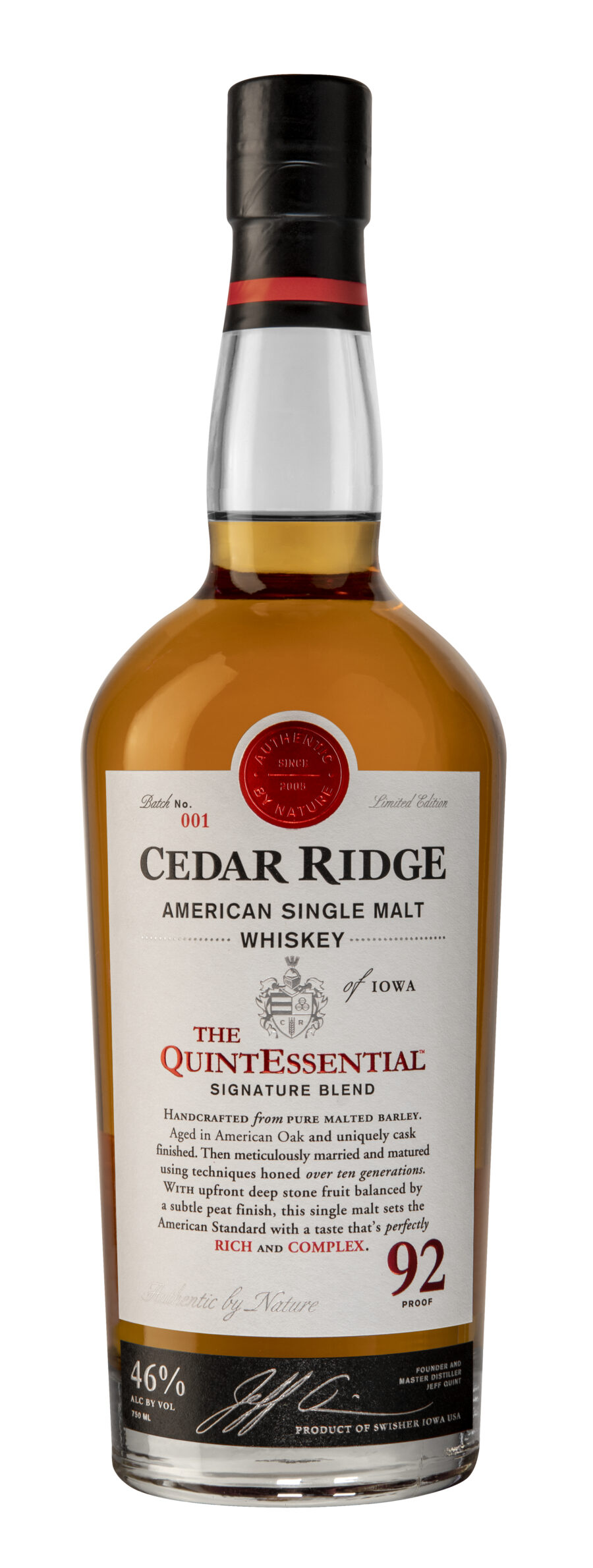 Cedar Ridge to Release QuintEssential American Single Malt Whiskey ...