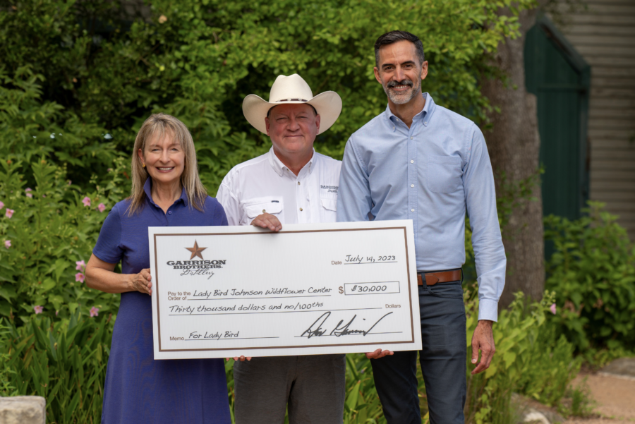Garrison Bros. Gives $30K to Lady Bird Johnson Wildflower Center ...