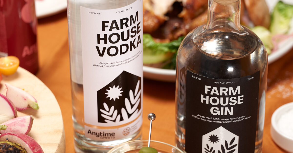 Anytime Debuts Farmhouse Vodka, Gin – Craft Spirits Magazine