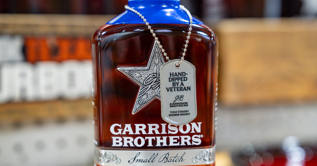 Garrison Bros. Creates Limited-Edition Red, White & Blue Bourbon Bottle ...