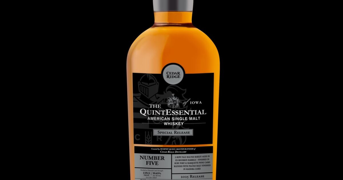 Cedar Ridge Releases The Quintessential Number Five American Single ...