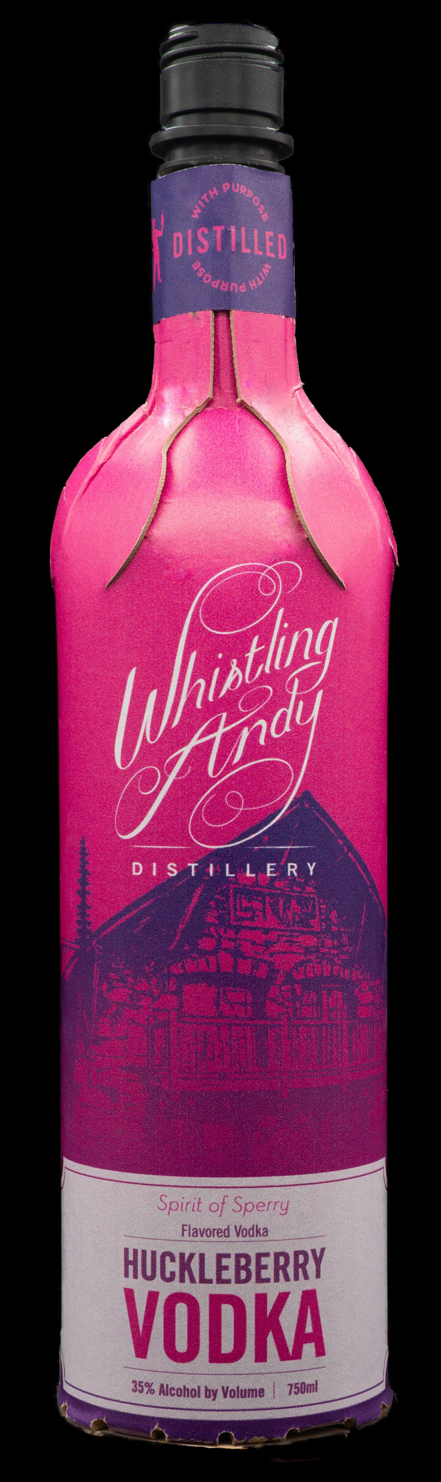 Whistling Andy Introduces Paper-Based Bottle for Huckleberry Vodka ...